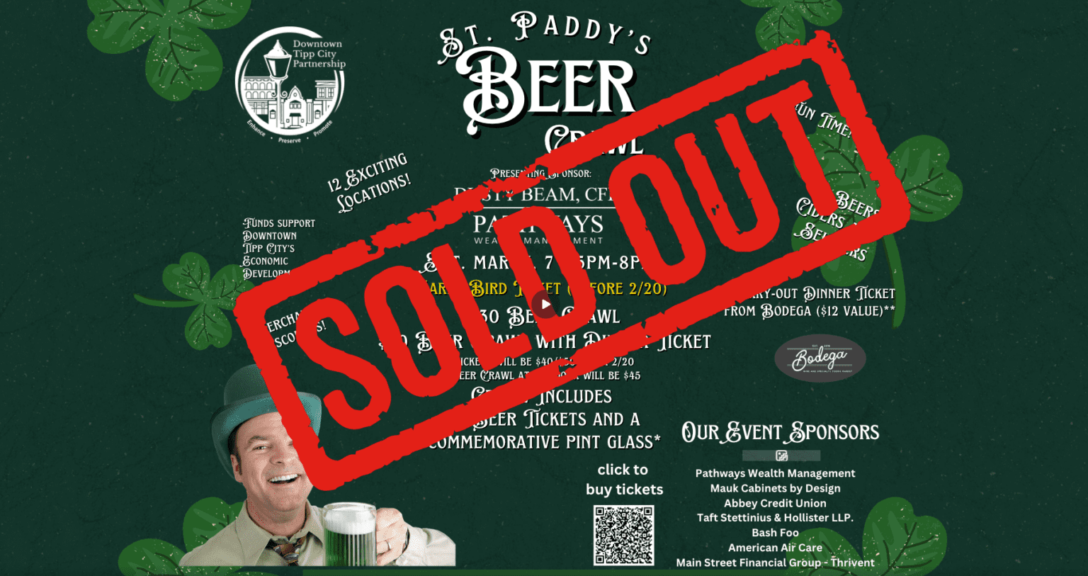 St. Paddy's Day Beer Crawl - Downtown Tipp City Partnership